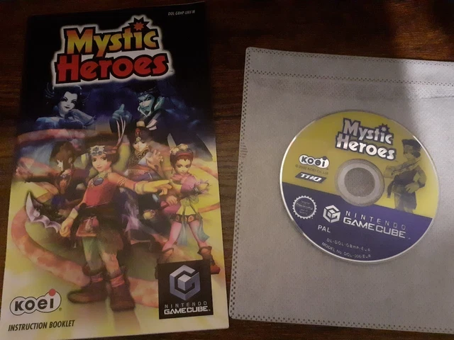 MYSTIC HEROES NINTENDO Gamecube PAL Disc and Manual only, very good ...