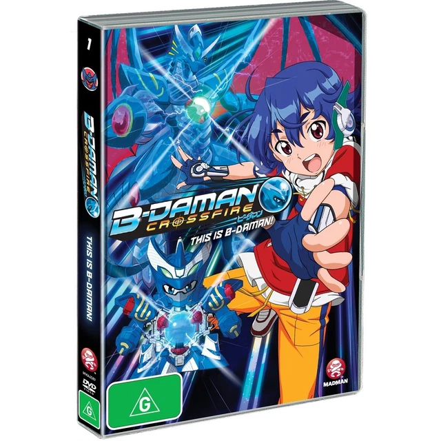 B-DAMAN CROSSFIRE - This Is B-Daman! : Volume 1 (DVD, 2012) PAL Region ...