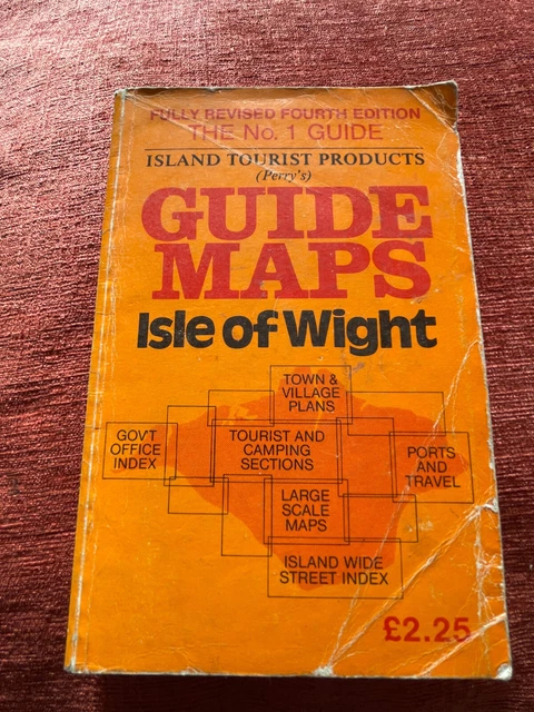 ISLE OF WIGHT Guide Maps (Perrys) 1987 Pb Book Vg Condition £5.45 ...