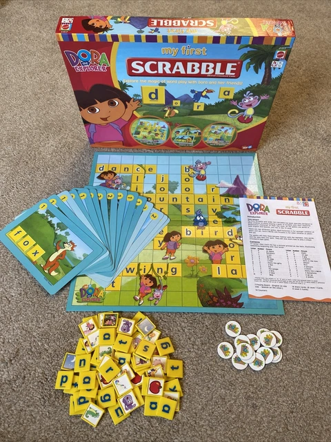 DORA THE EXPLORER My First Scrabble Board Game - Mattel - Christmas ...