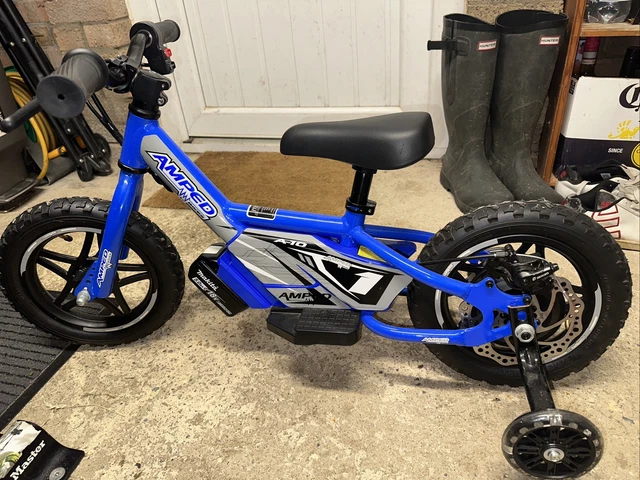 AMPED A10 BLUE 150w Electric Kids Childs Balance Bike With 5.0ah Makita Battery £300.00 ...