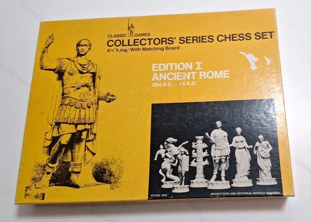 COLLECTOR'S SERIES CHESS Set Edition 1 Ancient Rome 264 Bc-14 Ad £21.86 ...