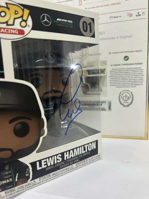 LEWIS HAMILTON SIGNED Funko Pop! Mercedes F1 - COA Auténtico EUR 199,95 ...