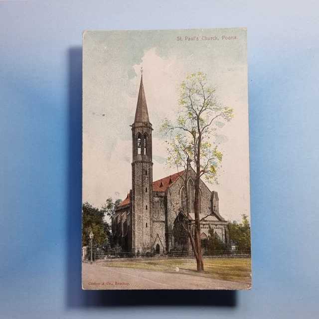POONA PUNE POSTCARD C1905 India St Paul'S Church £7.95 - PicClick UK