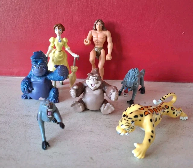 MCDONALDS WALT DISNEY Tarzan Happy Meal, Collection Of 7 Figures. £19. ...