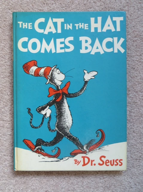 CAT IN THE Hat Comes Back By Dr Suess Early Edition 1958/61 Small ...