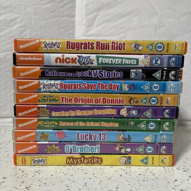 RUGRATS DVD BUNDLE of 10 - Lucky 13, O’ Brother, Run Riot, Mysteries ...