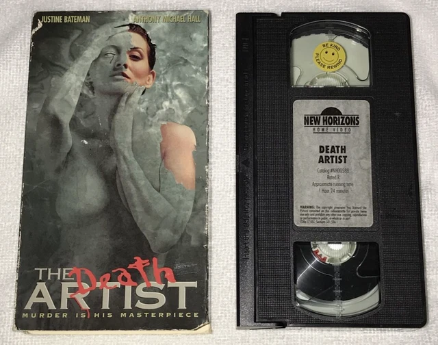 NEW HORIZONS VIDEO The Death Artist VHS 1996 Horror Movie Rental ...