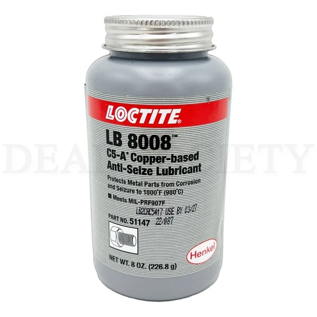 LOCTITE GENERAL PURPOSE Anti-Seize Lubricant: Copper, Graphite, LB 8008 ...