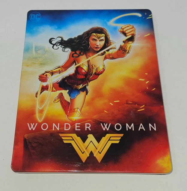 WONDER WOMAN (4K Ultra HD + Blu-ray, 2017, 2-Disc Set) SteelBook Case ...