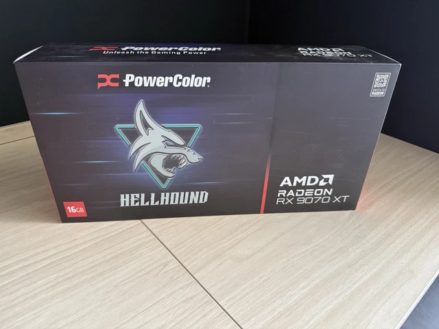 NEW POWERCOLOR HELLHOUND AMD Radeon RX 9070 XT 16GB GDDR6 Graphics Card ...
