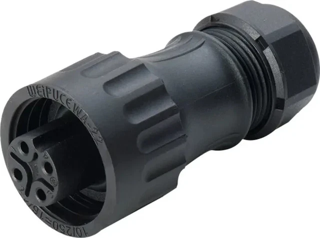 RS PRO CIRCULAR CONNECTOR 16A 400V 4P IP67 4-Contacts, Straight, Cable ...