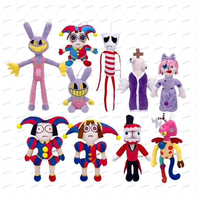 THE AMAZING DIGITAL Circus Plushies TADC Jax Pomni Stuffed Dolls Toys ...
