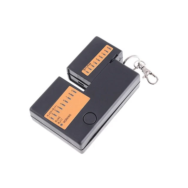 ETHERNET RJ45 RJ11 Cat5 Network LAN Cable Tester Checker with Keychain ...
