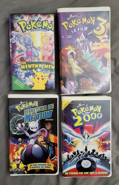 LOT OF 4 French Pokémon VHS Le Premier, 3, Le Film 2000 Et Retour De ...