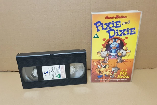 PIXIE AND DIXIE, And .Mr Jinks, Vhs Animated Stories/ Ex-Rental/ Hanna ...