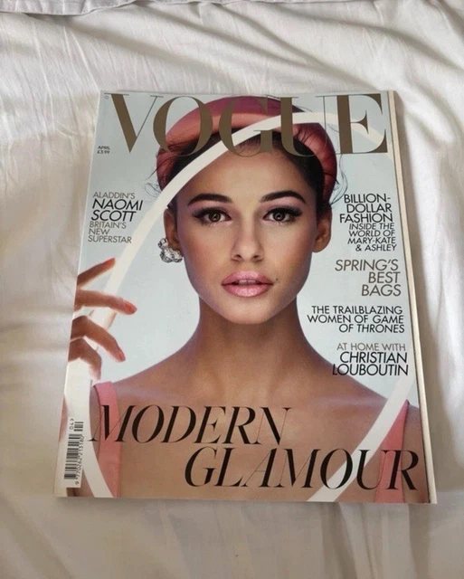 VOGUE UK FASHION Magazines April 2019 Naomi Scott Cover Edition £12.16 ...