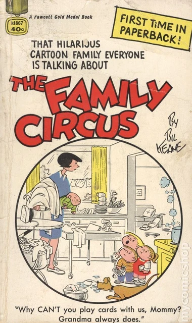THE FAMILY CIRCUS (Acceptable) Family Circus Comic Strip PB Fawcett ...