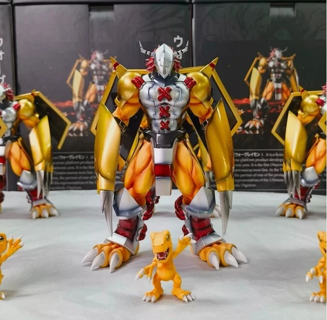 MY STUDIO DIGIMON War Greymon Resin Statue in stock H20cm Agumon Model ...