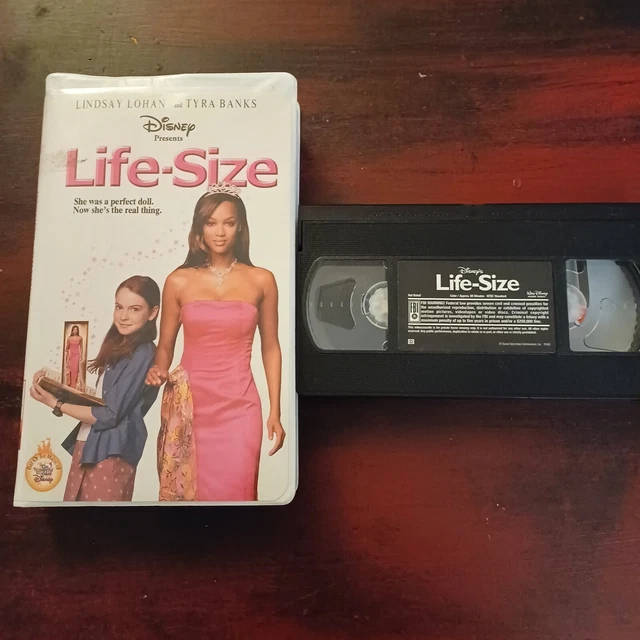 LIFE-SIZE (VHS, 2000) Lindsay Lohan, Tyra Banks *Rare Wonderful World ...