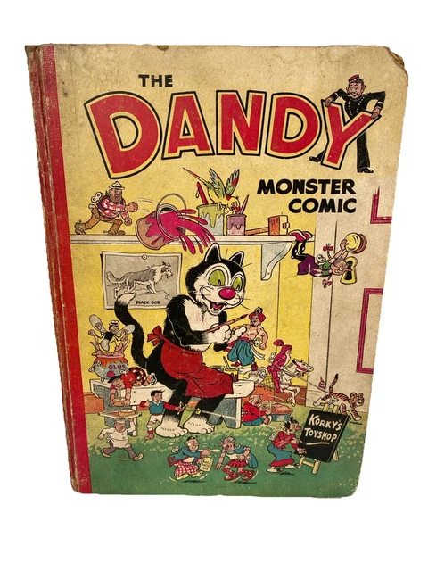 THE DANDY MONSTER Comic book 1952 D.C. Thompson & Co Ltd Vintage No ...