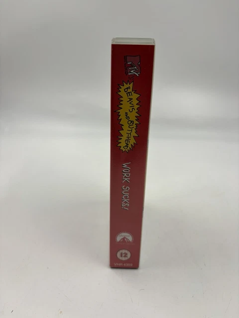 BEAVIS AND BUTTHEAD Video VHS Work Sucks Cartoon MTV VHS PAL UK Mike ...