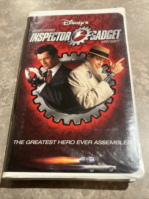 INSPECTOR GADGET VHS 1999 Matthew Broderick Clamshell ***TESTED*** £2. ...