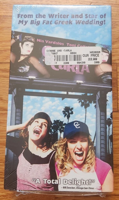 CONNIE AND CARLA VHS Tape SEALED Toni Collette & Nia Vardalos 2004 £7. ...