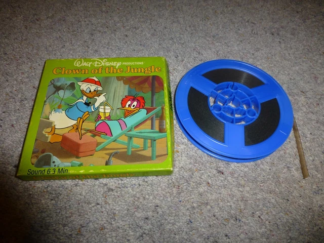 WALT DISNEY SUPER 8 COLOUR SOUND CINE FILM 200ft CLOWN of the JUNGLE £ ...