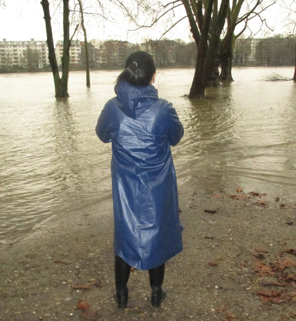 PVC REGENMANTEL GUMMI Rubber Mantel Raincoat Friesennerz EUR 41,50 ...