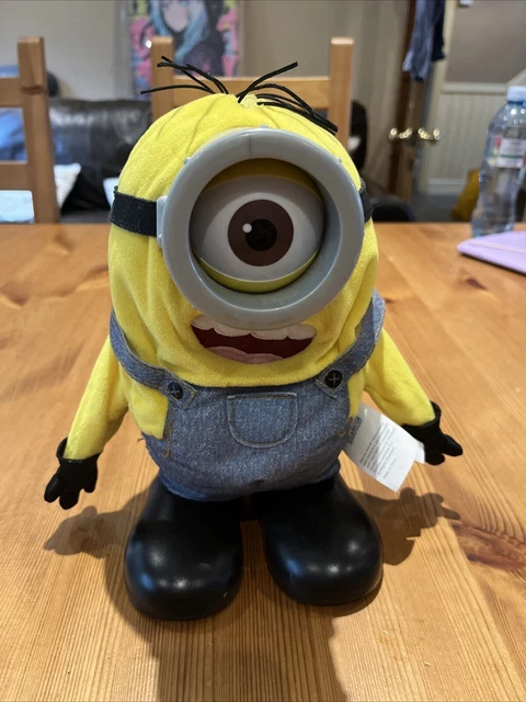 MINION STUART TUMBLING Farting Laughing Talking Figure Thinkway Toy 9 ...