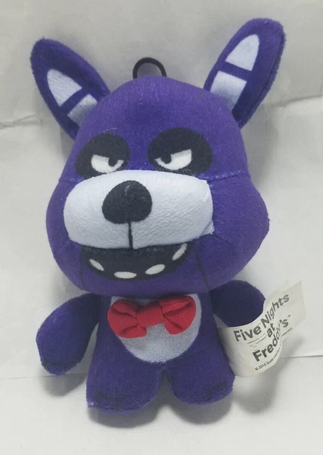 Five Nights At Freddys Bonnie Plush 10” Purple Bunny Rabbit Ears Red
