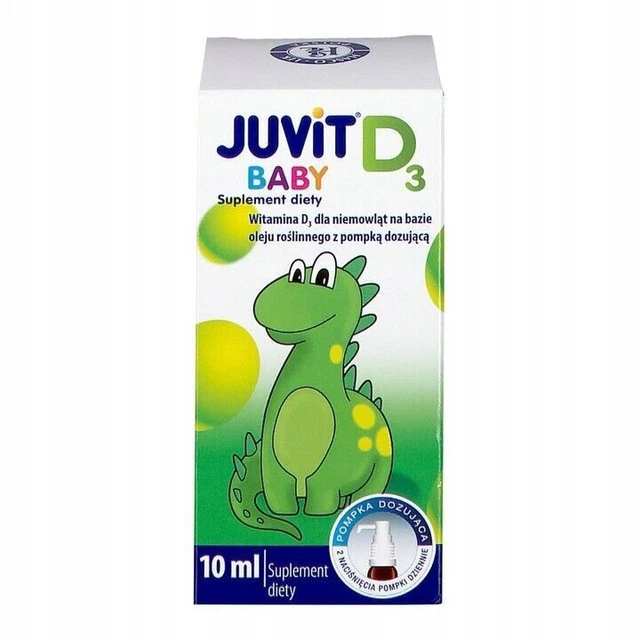 JUVIT BABY VITAMIN D3 200IU Drops 10/20/30ml Child Immune Healthy £7.97 ...