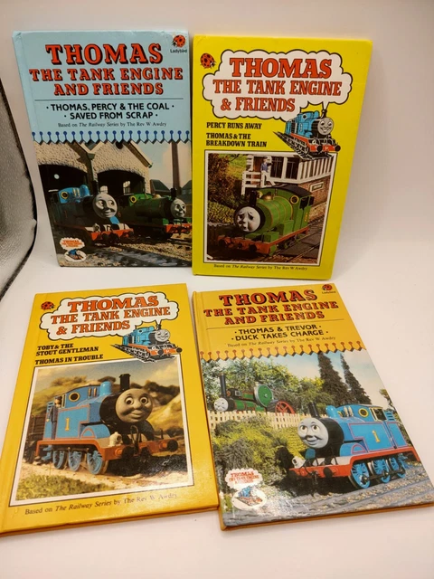 VINTAGE 80'S ‘THOMAS The Tank Engine & Friends’, Four Books Ladybird ...