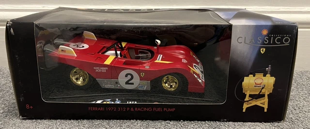 SHELL CLASSICO COLLECTION Ferrari 312P modèle avec pompe à carburant de ...