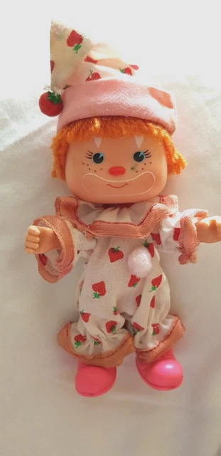 VINTAGE STRAWBERRY SHORTCAKE Style doll Patches Clown pickaberry Circus ...