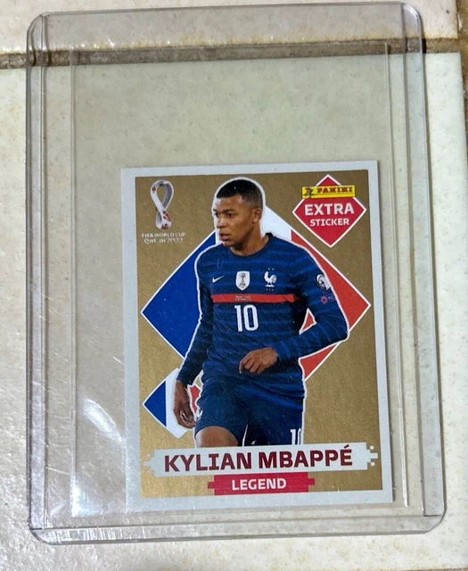 PANINI EXTRA STICKER Qatar 2022 Kylian Mbappe GOLD EUR 150,00 - PicClick IT