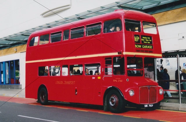 BUS PHOTO, LONDON Transport Photograph Picture R169A Routemaster ...