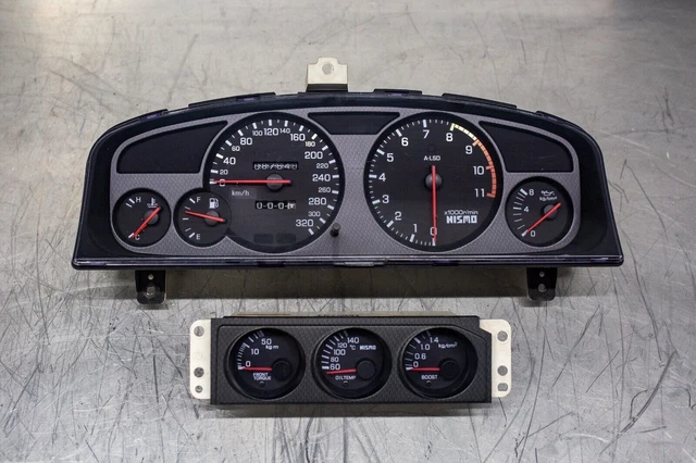 NISSAN SKYLINE R33 GTR V-Spec Old Logo Nismo Dash Cluster Clocks ...
