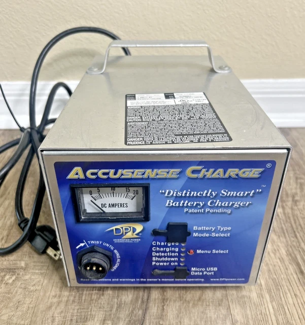 DPI ACCUSENSE CHARGER 48V Golf Cart 17A SMART Battery Charger 1-48017 ...