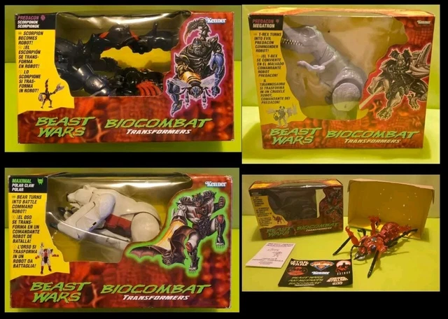 BEAST WARS TRANSFORMERS Complete In Box Bundle Megatron Skorponok ...