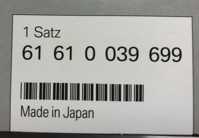 GENUINE BMW X5 X6 Front Wiper Blade Set 61610039699 F15/F16/F85/F86 £50 ...