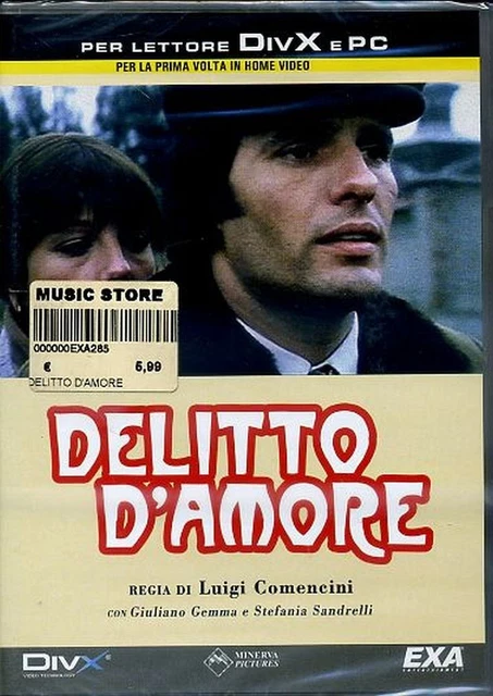 DELITTO D'AMORE DVD Per Lettore Divx E Pc Nuovo Cellofanato 1974 Exa ...