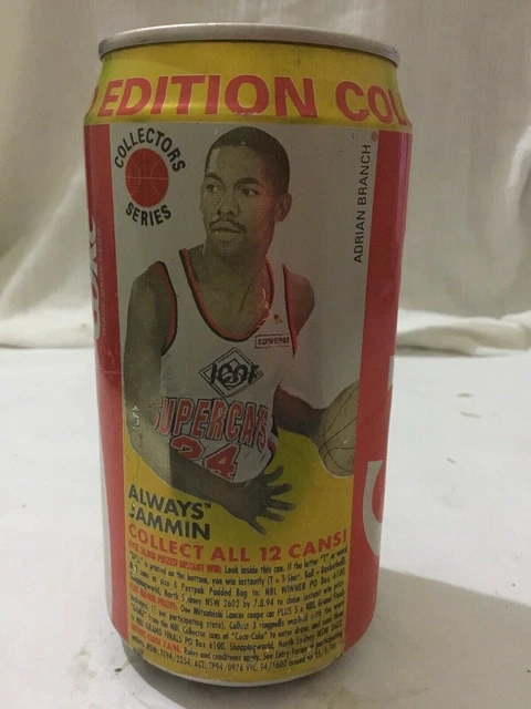 VINTAGE COCA COLA Collectors Series Adrian Branch Empty Can Coke ...