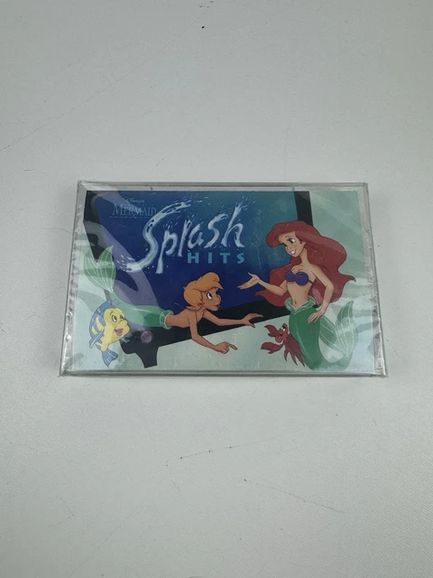 DISNEY THE LITTLE Mermaid Splash Hits Cassette Tape D4 60851 Sealed $19 ...