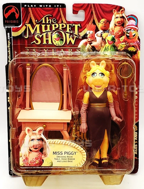 JIM HENSON NOUVEAU The Muppets 25 Ans Miss Piggy Violet Robe Figurine ...