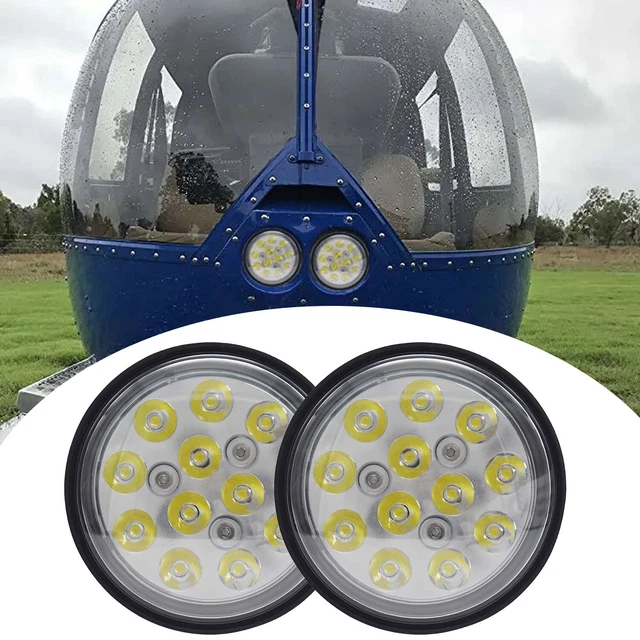ROUND LIGHT PAR36 4-1/2"LED Sealed Beam Aviation Grade Aircraft Landing ...