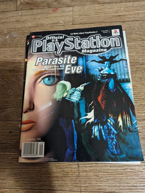 OFFICIAL US PLAYSTATION Gaming Magazine Parasite Eve Volume 1 Issue 12 1998 £19.97 - PicClick UK