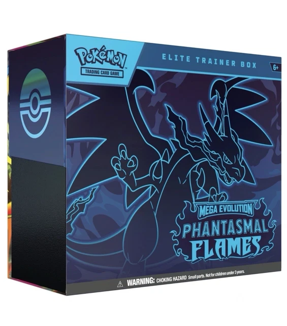 POKÉMON TRADING CARD Game Mega Evolution Phantasmal Flames Elite ...
