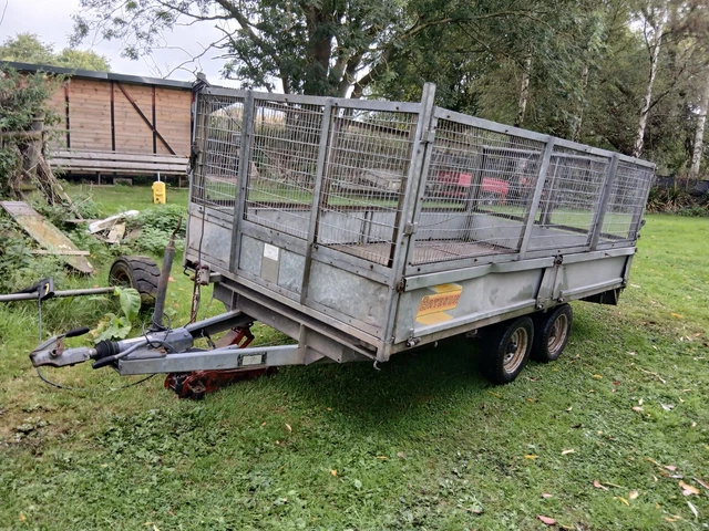 BATESON TWIN AXLE Cage Sided Trailer 2003 12ft X 5.5ft £1,740.68 ...